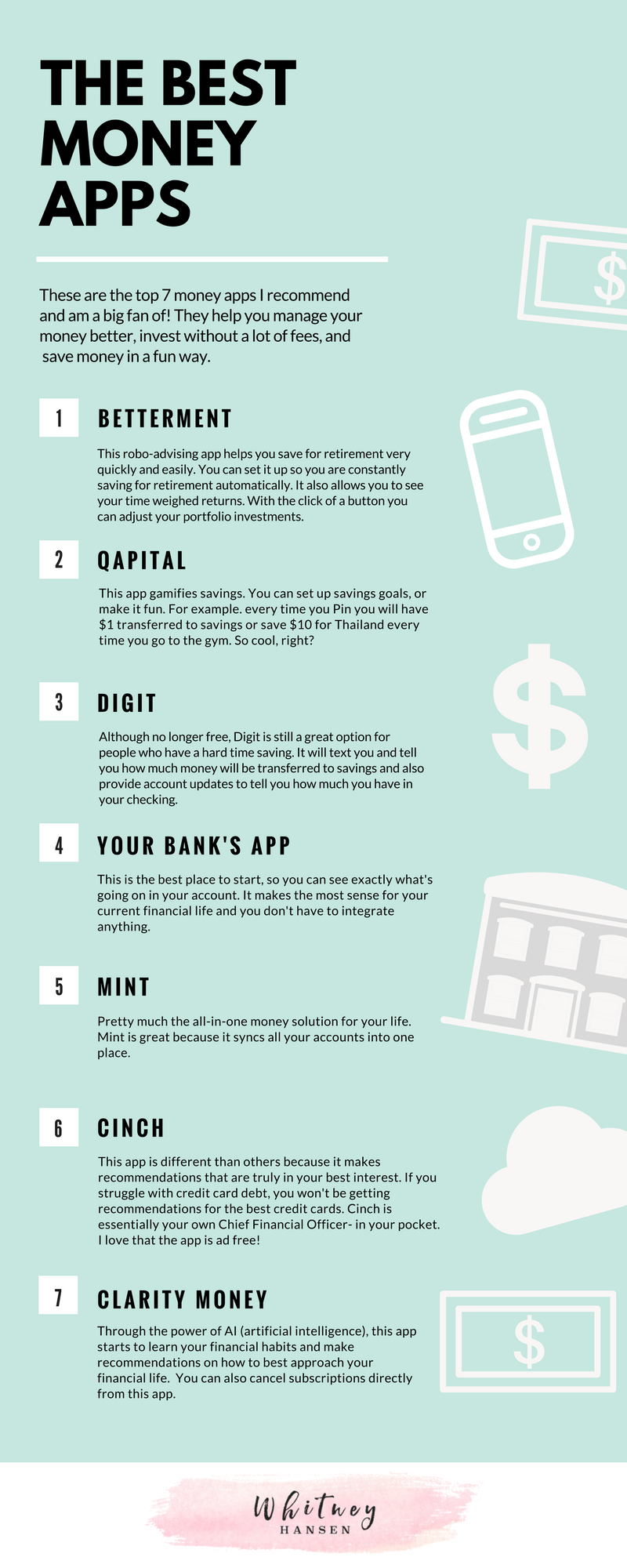 7 Money Apps That *Actually* Help You Reach Your Goals - Whitney Hansen ...